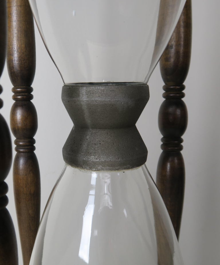 Monumental Scale English Walnut Hour Glass at 1stDibs