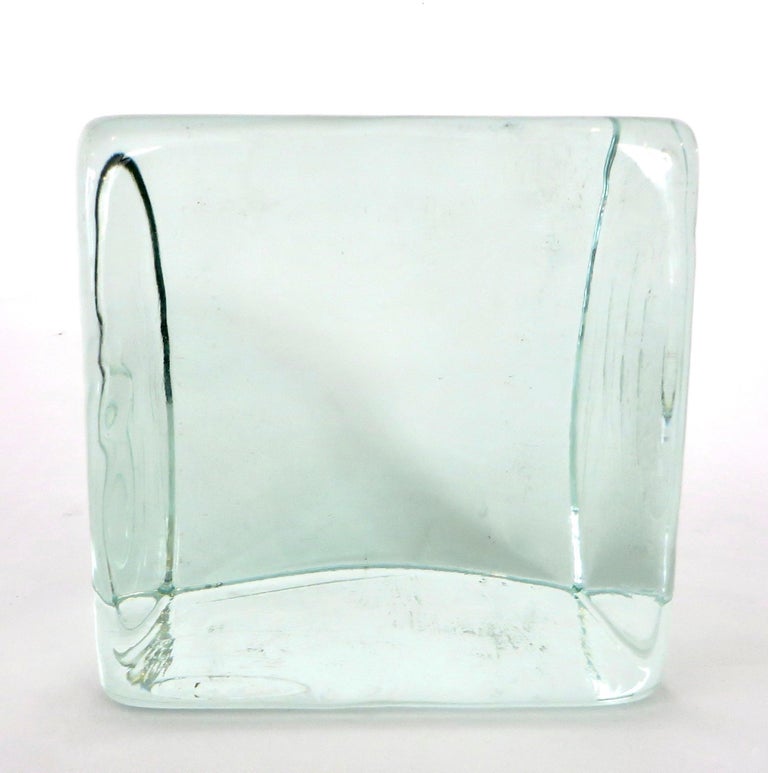 Monumental Sculptural Cast Glass Cube at 1stDibs | cast of cube