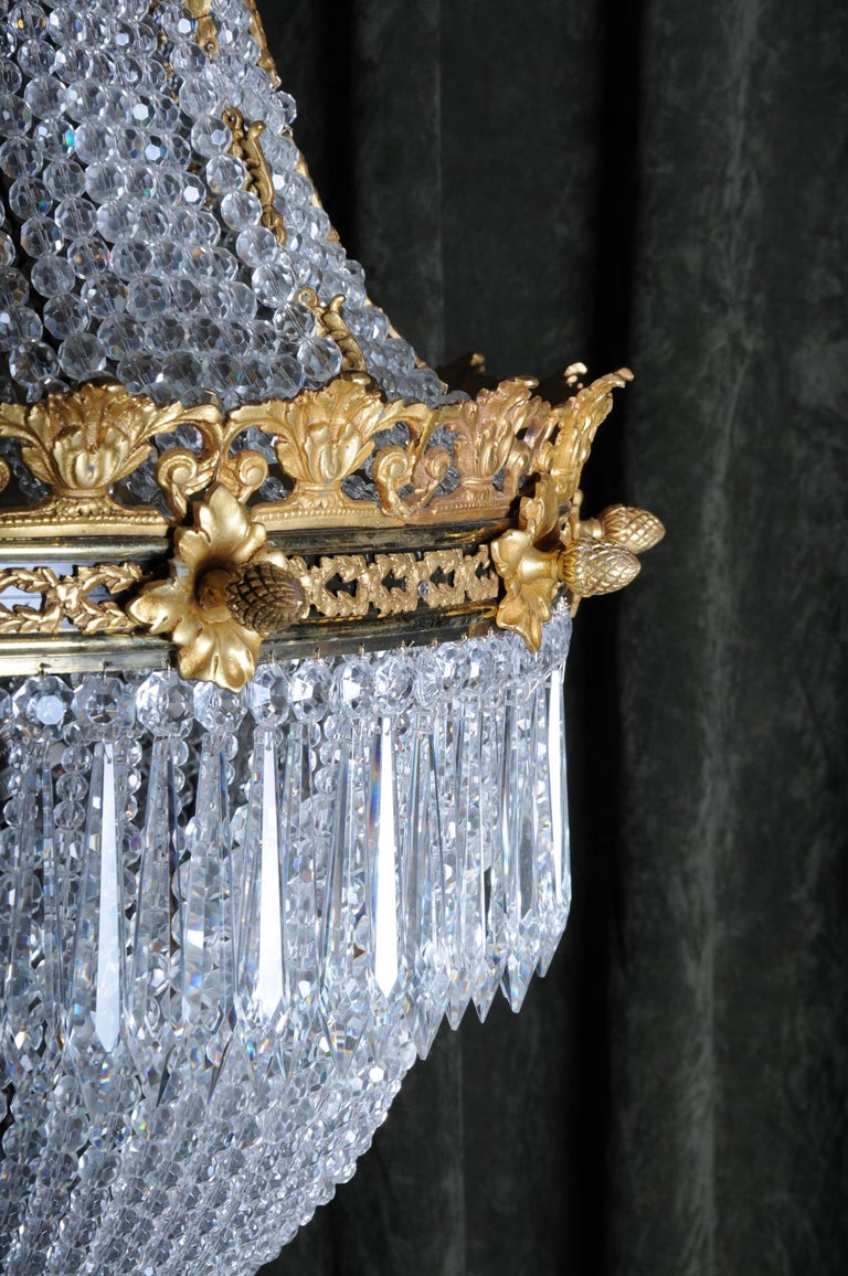 Monumental Splendid Classicist Ceiling Candelabra/Chandelier Empire ...