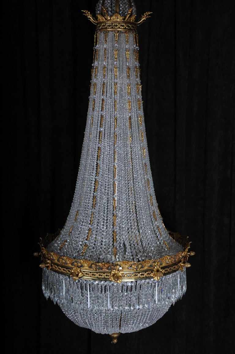 Monumental Splendid Classicist Ceiling Candelabra/Chandelier Empire ...