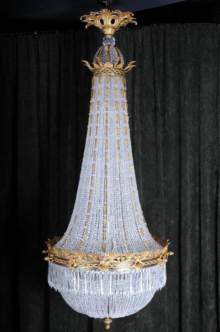Monumental Splendid Classicist Ceiling Candelabra/Chandelier Empire ...