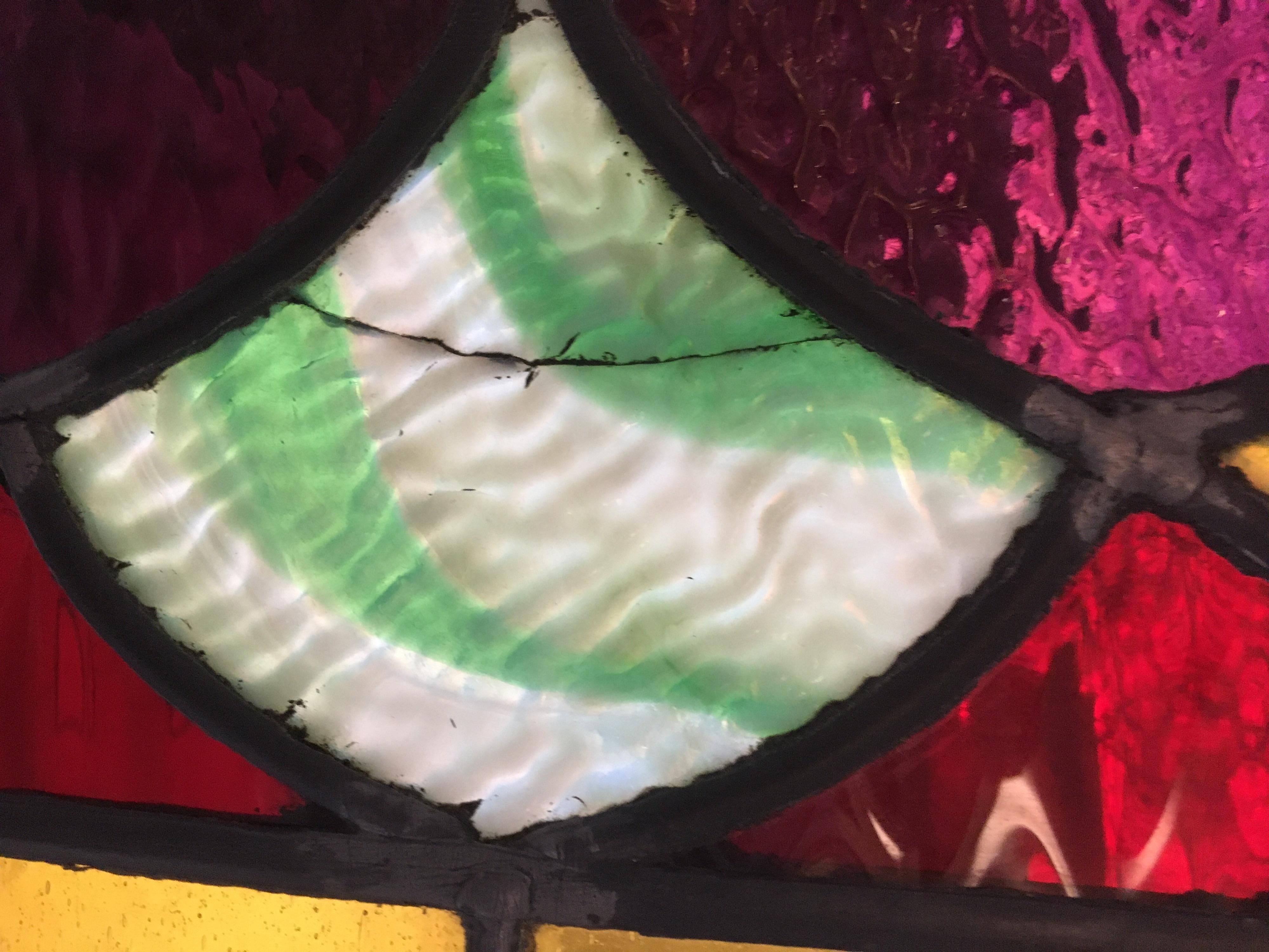 Monumental Stained Glass Window at 1stDibs | monumental glass pattern