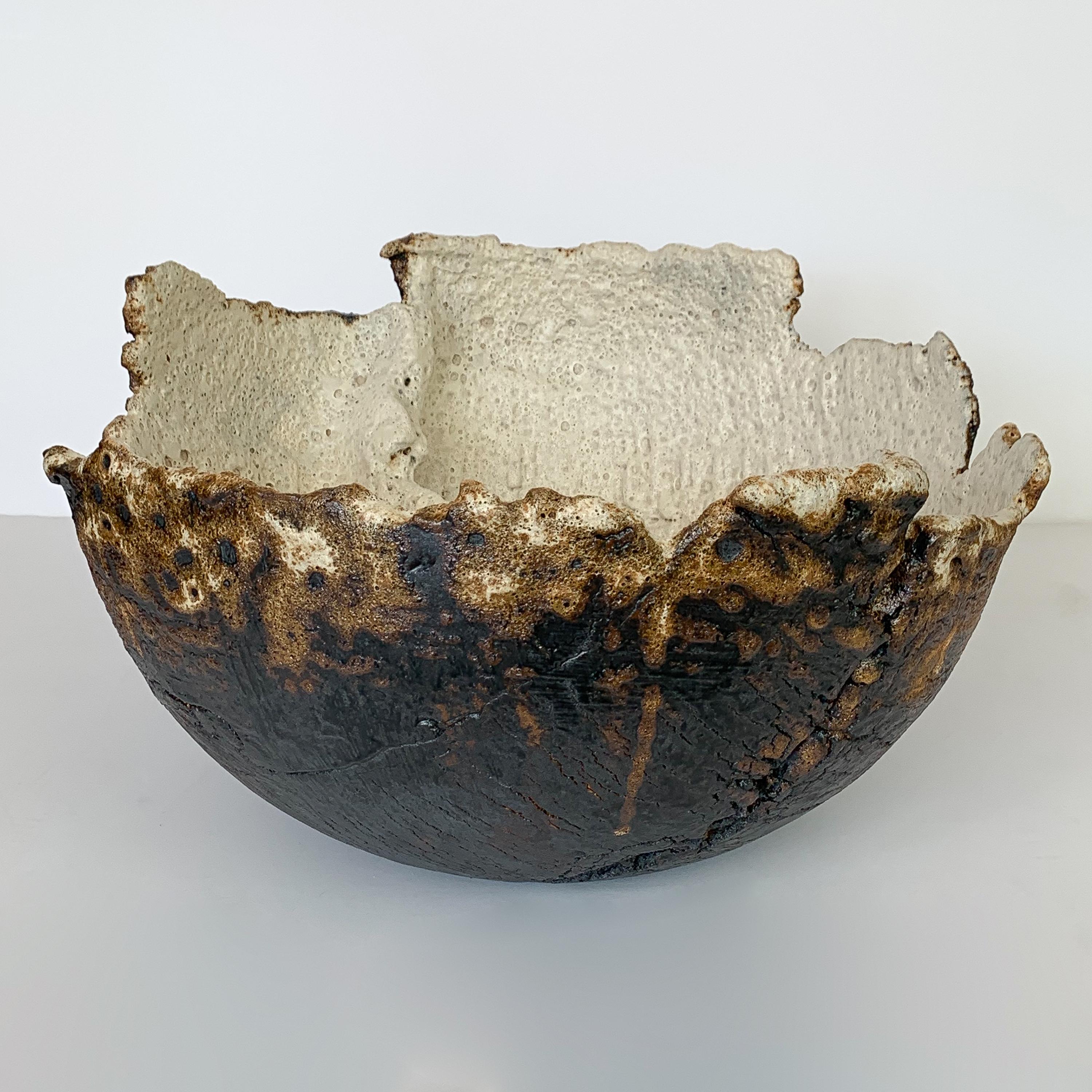 Monumental Stoneware Vessel / Bowl by Michael Becker at 1stDibs