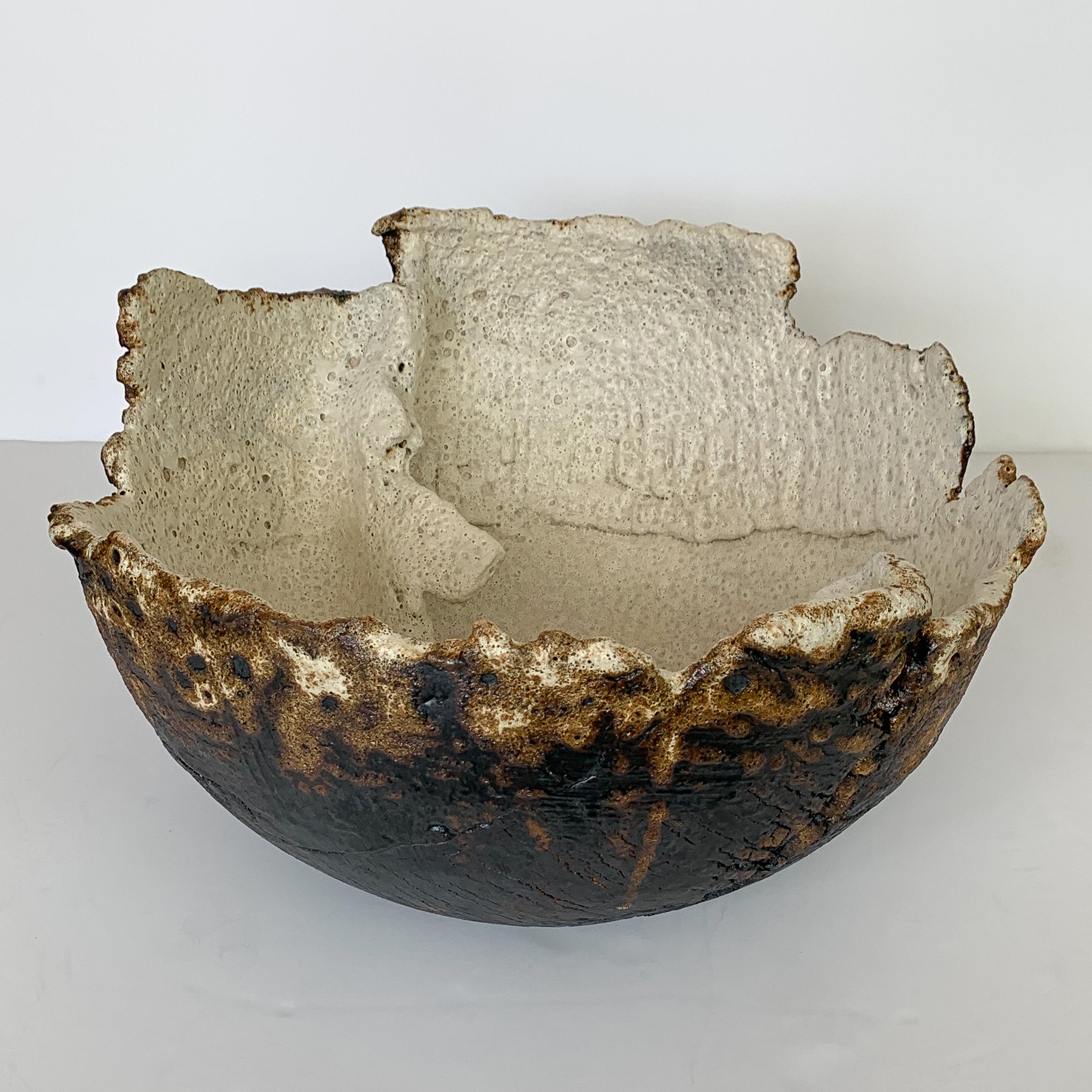 Monumental Stoneware Vessel / Bowl by Michael Becker at 1stDibs