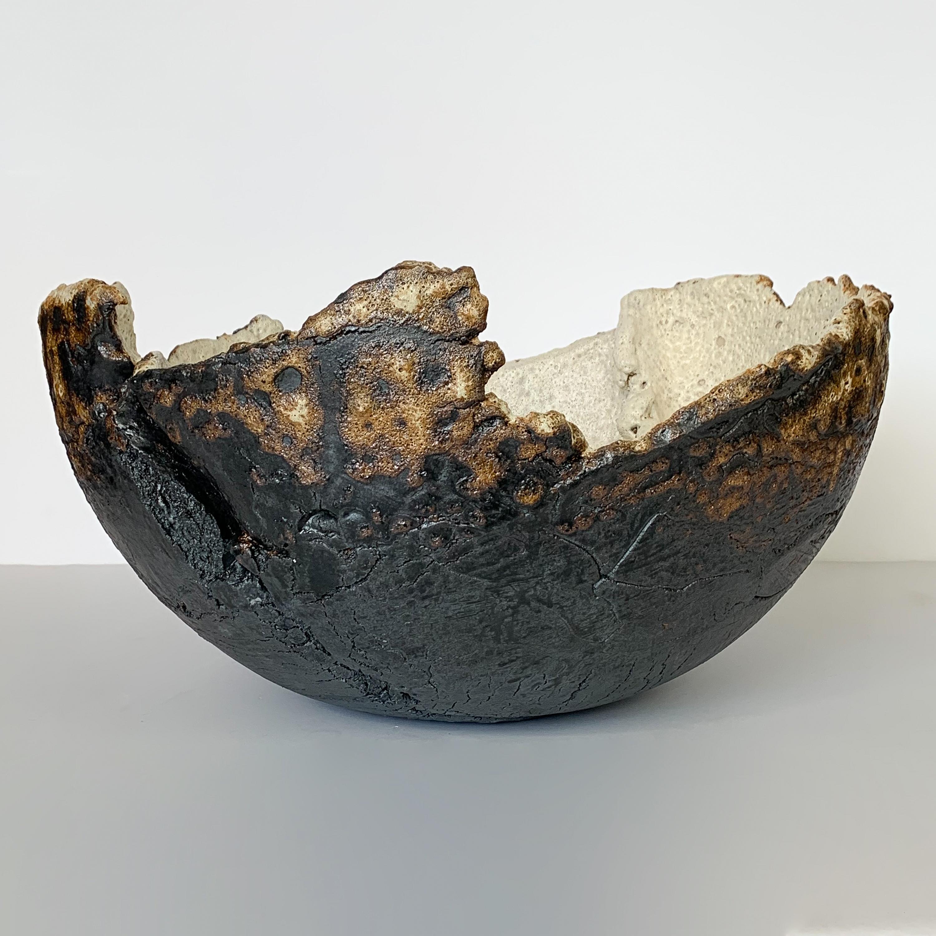 Monumental Stoneware Vessel / Bowl by Michael Becker at 1stDibs