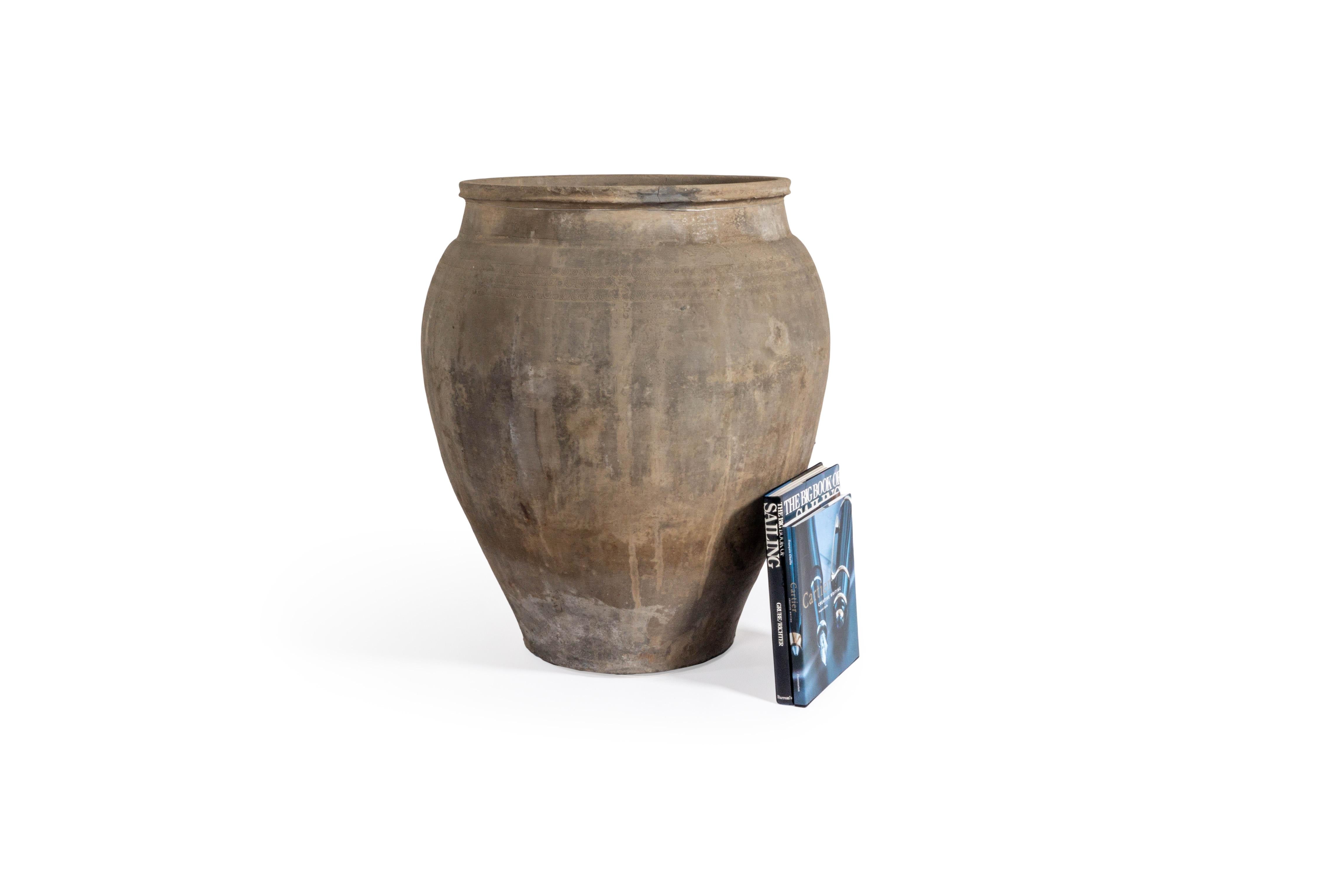 Monumental Terra Cotta Storage Jar at 1stDibs