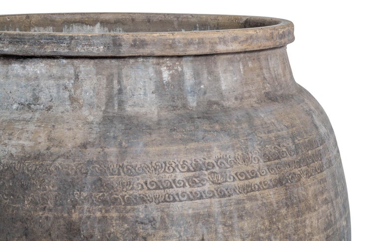 Monumental Terra Cotta Storage Jar For Sale at 1stDibs