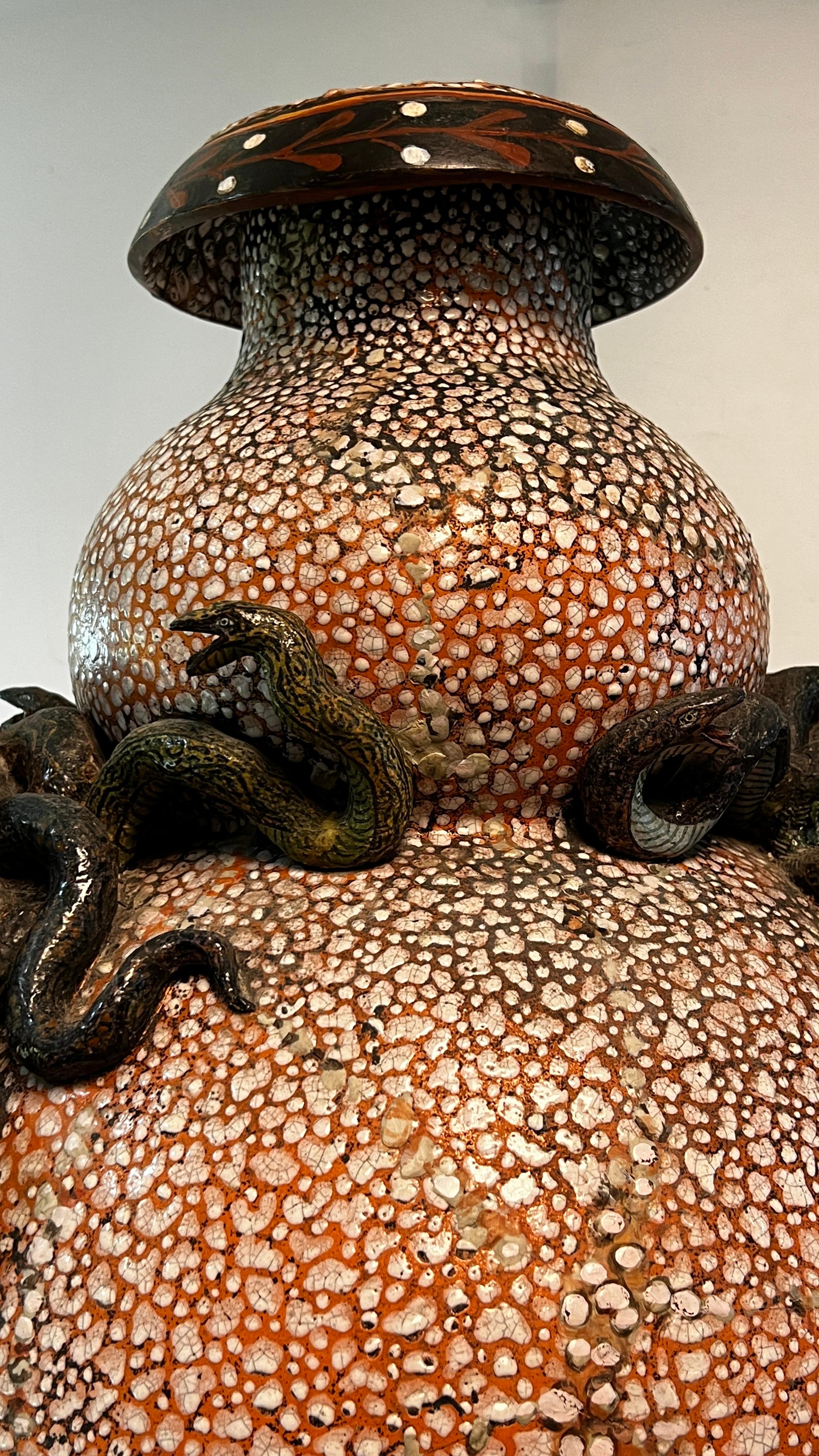 Monumental Terracotta Vase Depicting Medusa For Sale at 1stDibs ...