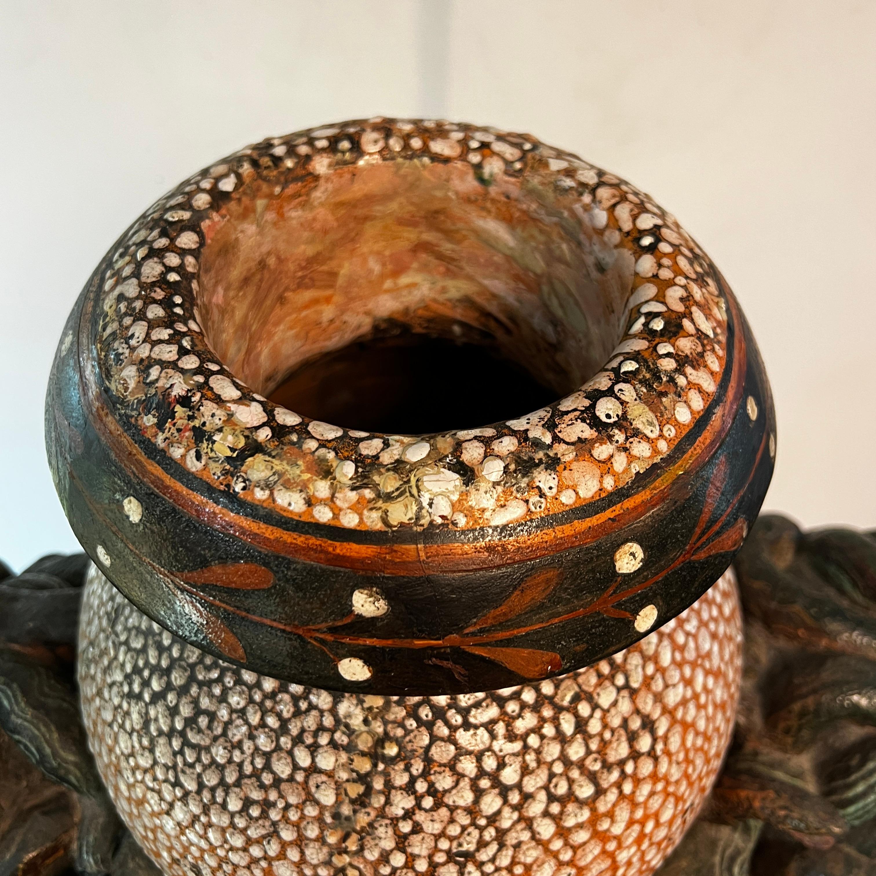 Monumental Terracotta Vase Depicting Medusa For Sale at 1stDibs ...