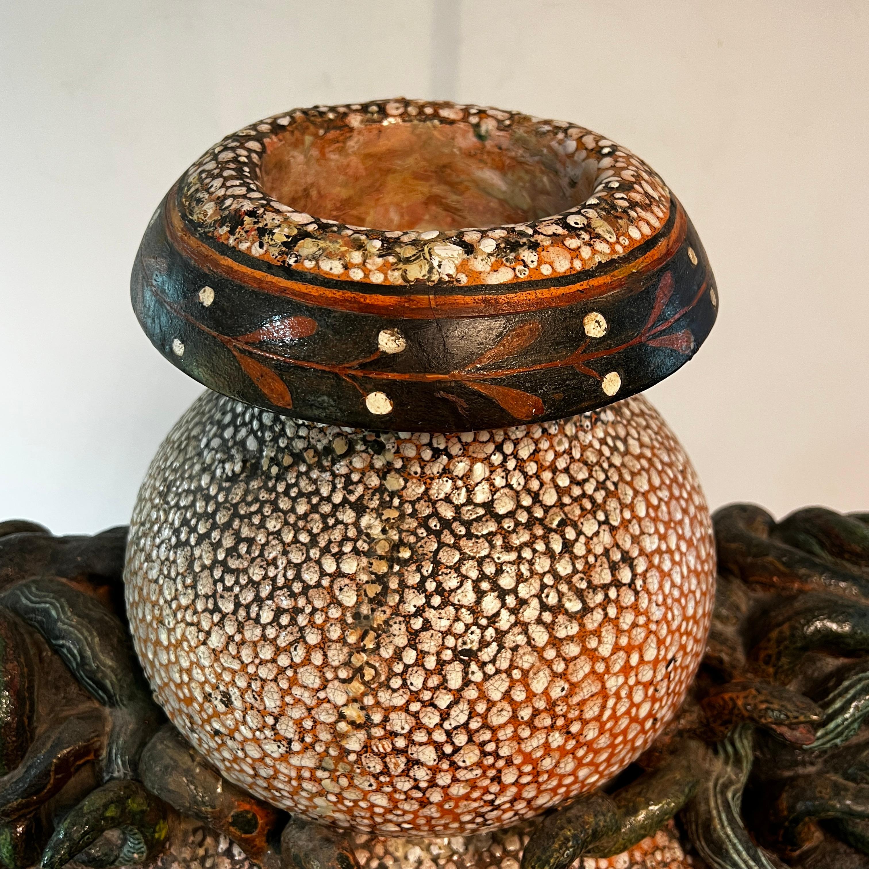 Monumental Terracotta Vase Depicting Medusa For Sale at 1stDibs ...