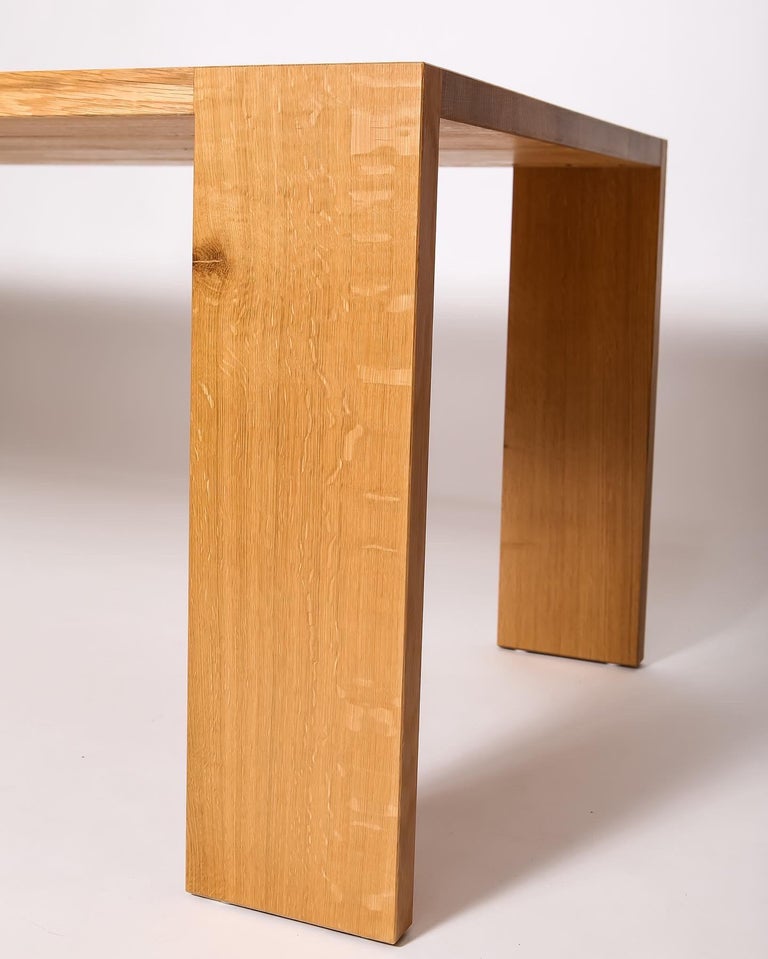 Monumental White Oak Table at 1stDibs