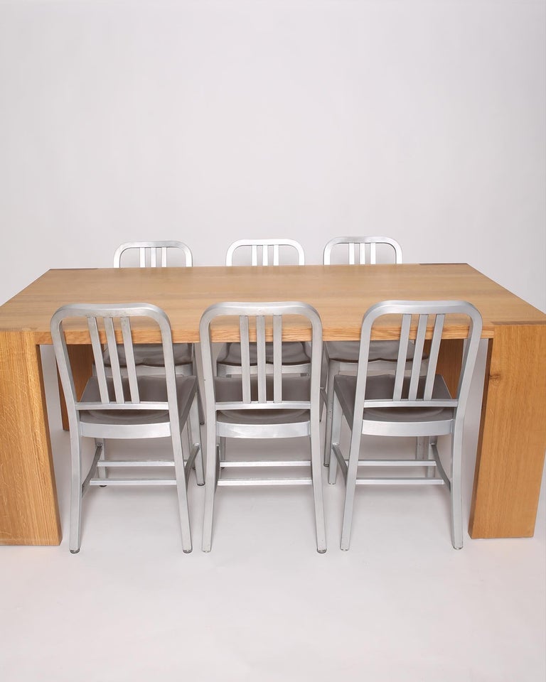 Monumental White Oak Table For Sale at 1stDibs