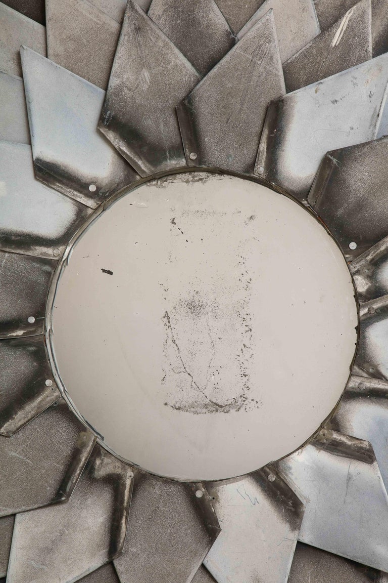 Monumental Zinc Flower Petal Mirror For Sale at 1stDibs | flower ...