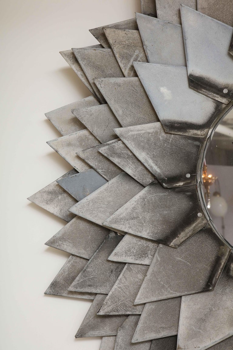 Monumental Zinc Flower Petal Mirror For Sale at 1stDibs | flower ...