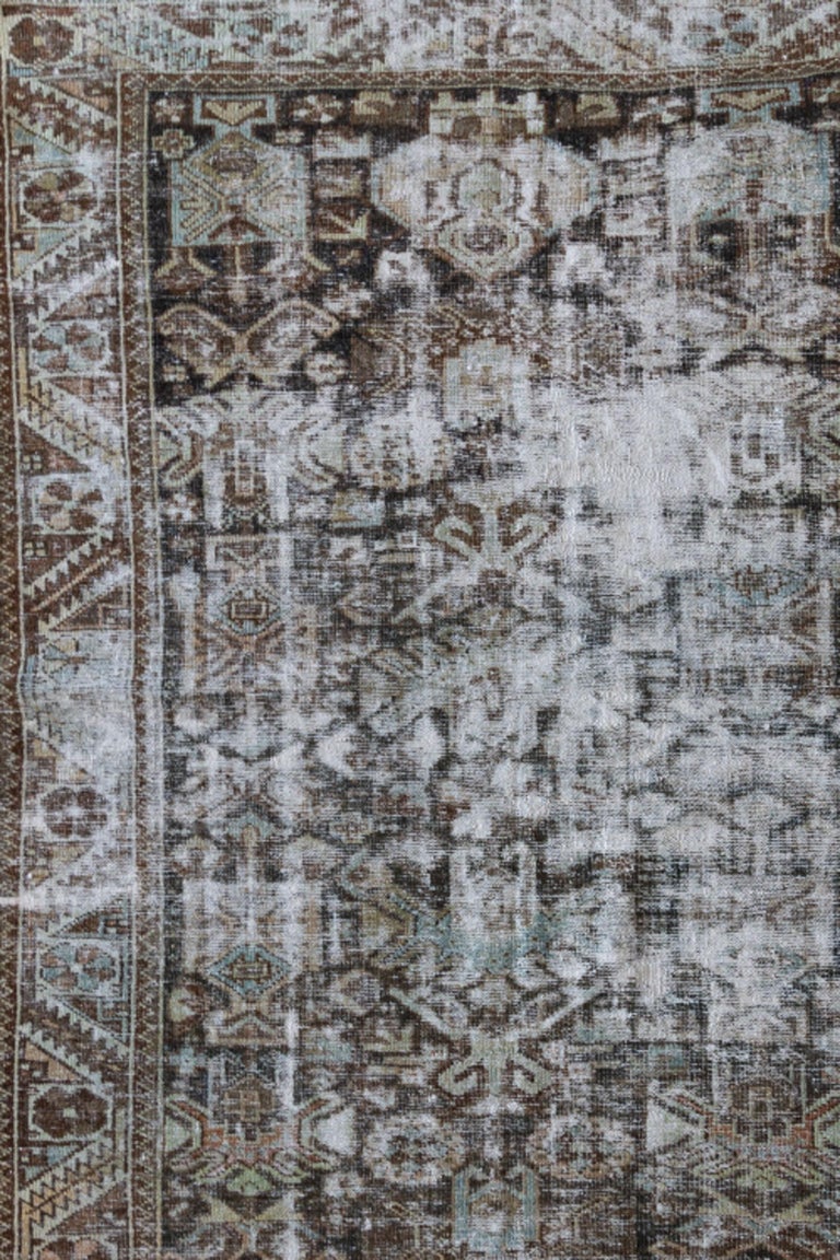 Moody Antique Persian Mahal Rug For Sale at 1stDibs