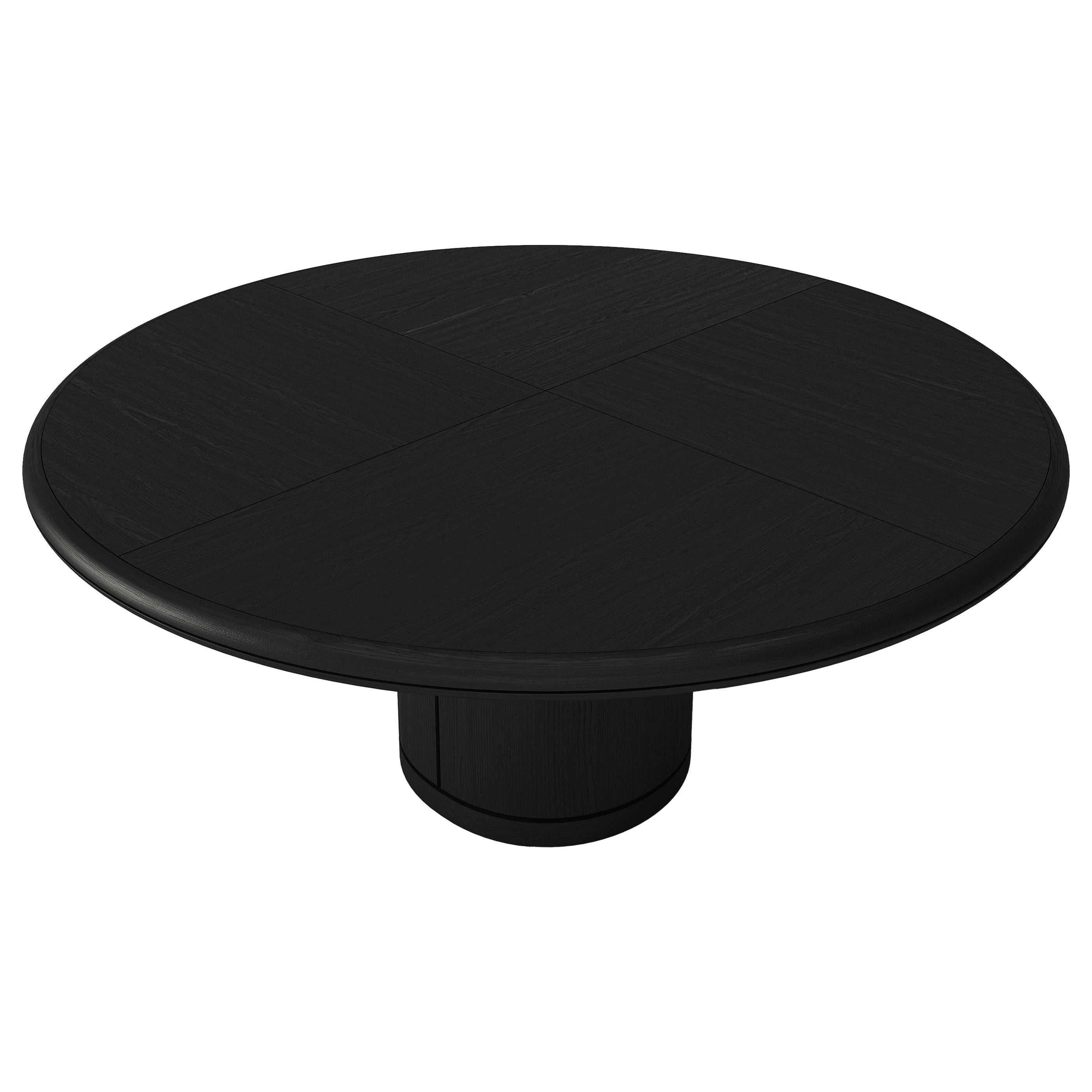 Black Round Table by Karstudio at 1stDibs | black circle tables