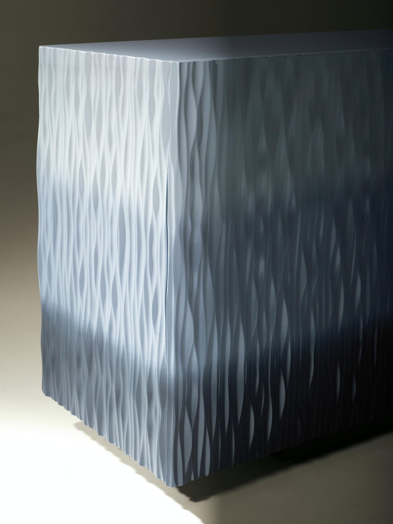 Moon Contemporary Sideboard Tye Die Effect with Six Doors by Luísa ...