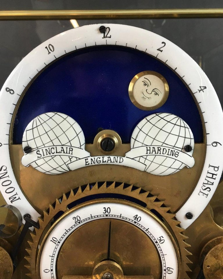 Moon Dial Grasshopper Clock Brass Skeleton Clock, John Harrison ...