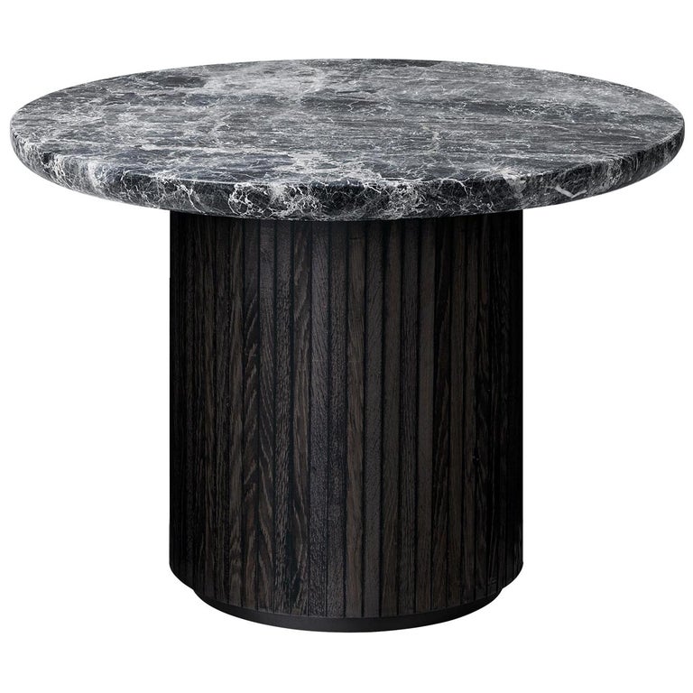 Moon Lounge Table, Round, Marble Top For Sale at 1stDibs