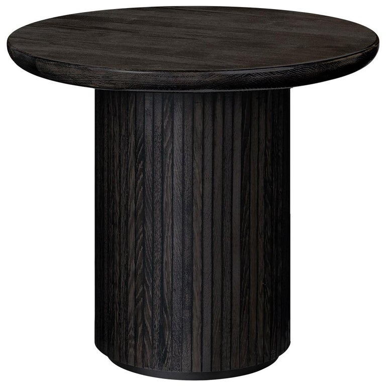 Moon Lounge Table, Round, Wood Top For Sale at 1stDibs