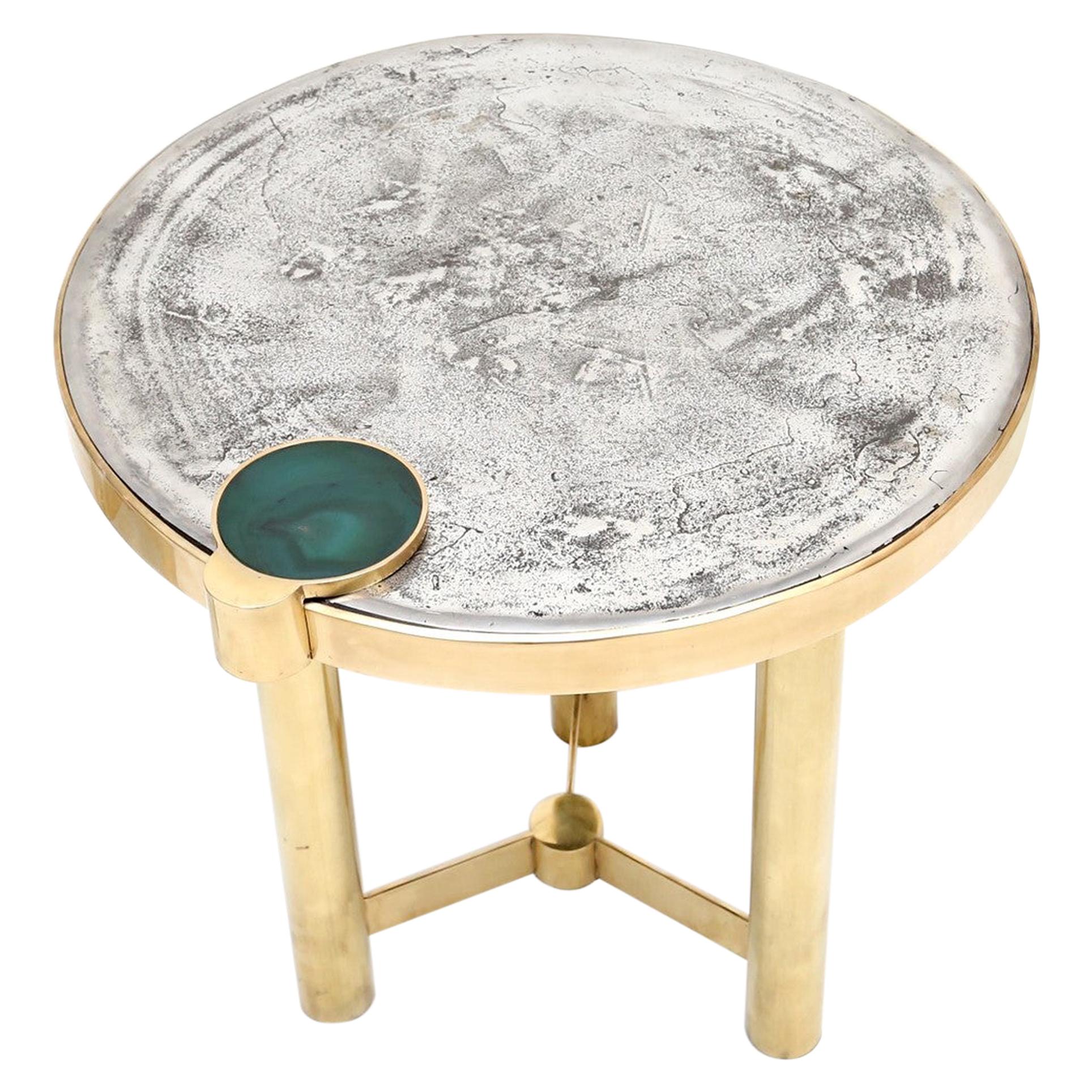 Black Ash Side Table Wolf Sculpted by Lupo Horiōkami For Sale at 1stDibs