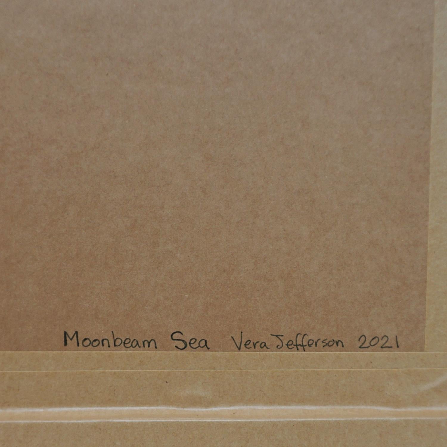 'Moonbeam Sea' Contemporary Oil on Canvas by Vera Jefferson at 1stDibs