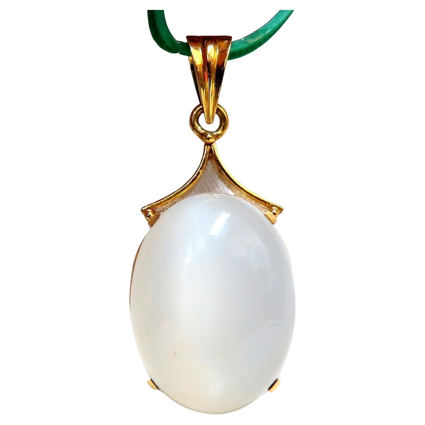 Early Victorian Moonstone Pierrot Pendant at 1stDibs