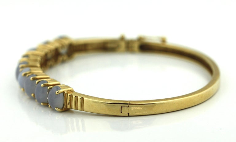 Moonstone Bangle Bracelet For Sale at 1stDibs