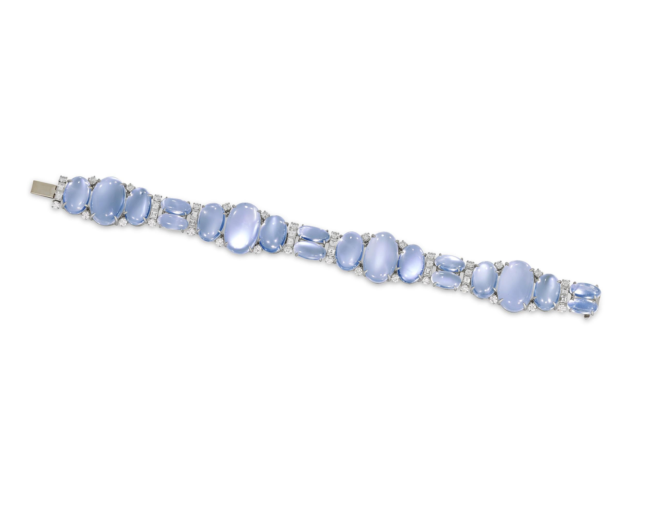 Moonstone Bracelet by Raymond Yard, 65.02 Carats For Sale at 1stDibs