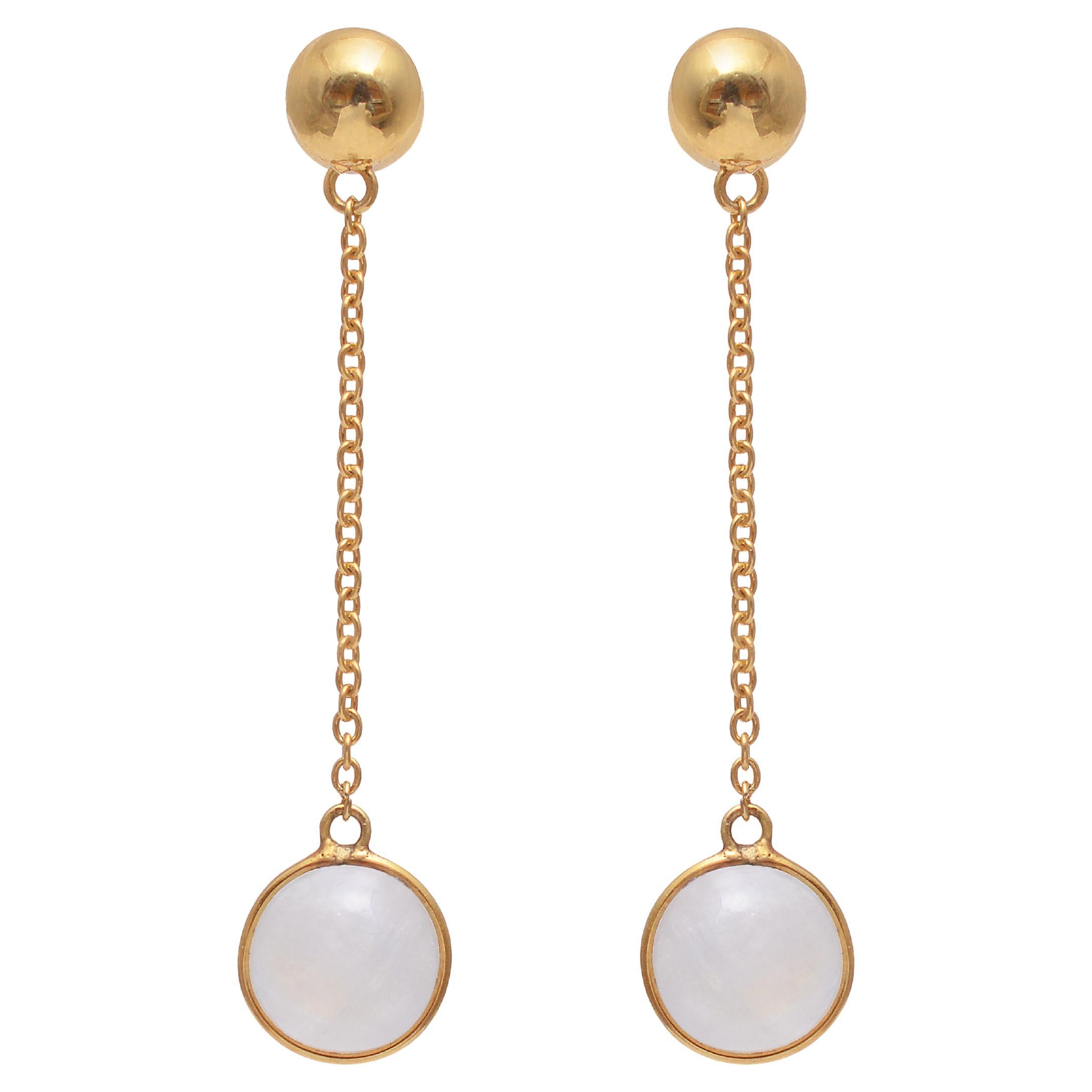 Modernist Sam Kramer Moonstone and Sterling Silver Demiparure Brooch ...