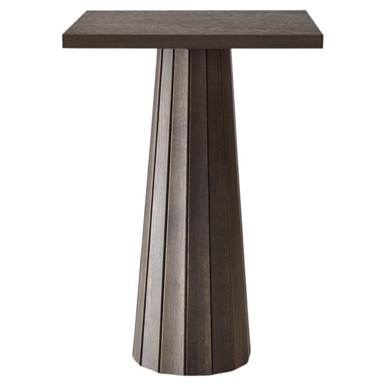 Moooi 10636 Container Small Square Bar Table Foot Bodhi in Oak Stained ...