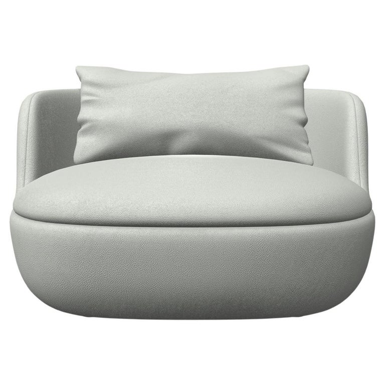 Moooi Bart Basic Armchair in Foam Seat with Savanne White Upholstery ...