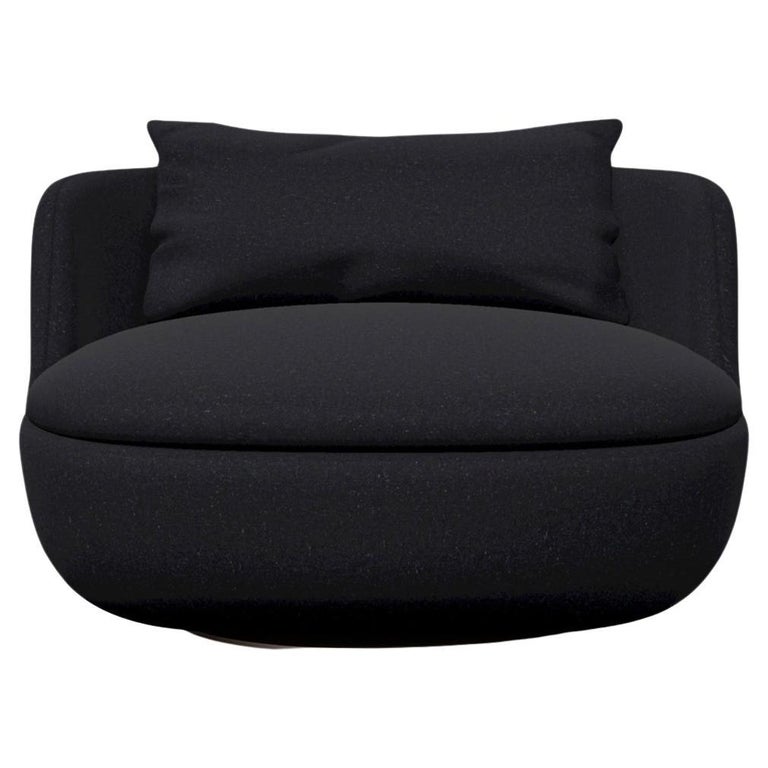 Moooi Bart Swivel Armchair in Foam Seat with Solis, Dawn Upholstery For ...