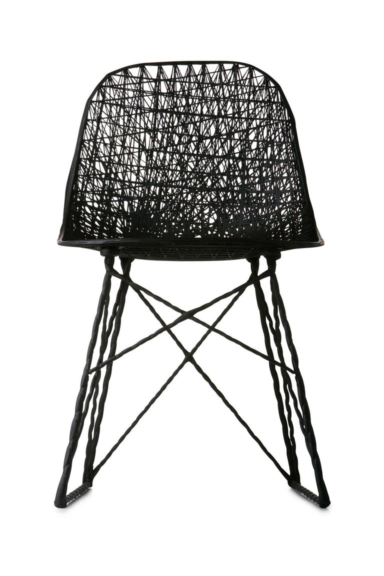 Moooi Carbon Chair in Black Fiber with Epoxy Resin by Bertjan Pot For ...