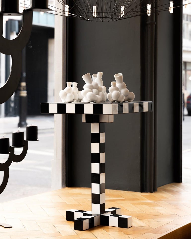 Moooi Chess Table in Lacquered Wood with Steel Frame, MDF by Front For ...