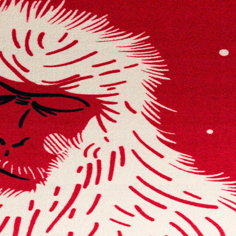 Moooi Extinct Animals Indigo Macaque Red Rug in Wool For Sale at 1stDibs