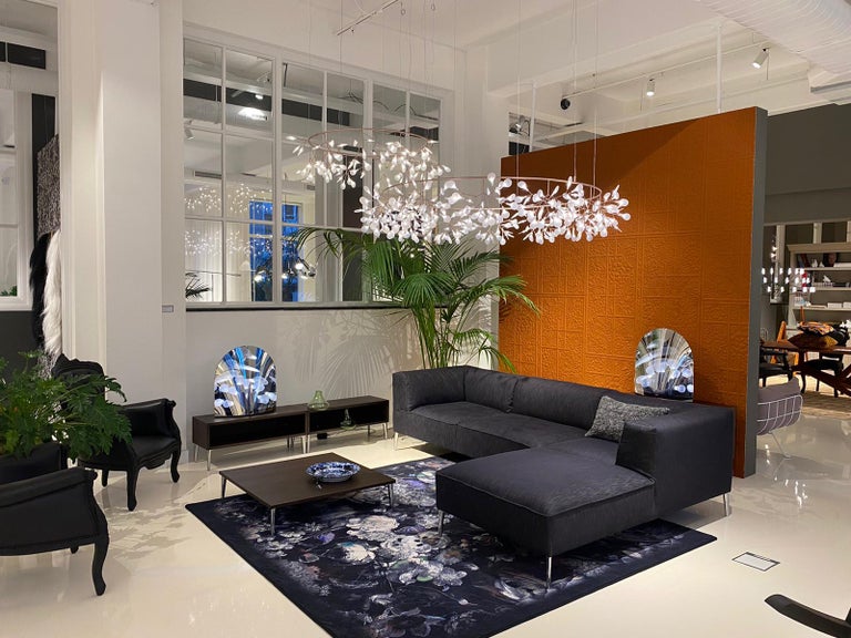 Moooi Large Eden Queen B&W Square Rug in Soft Yarn Polyamide For Sale ...