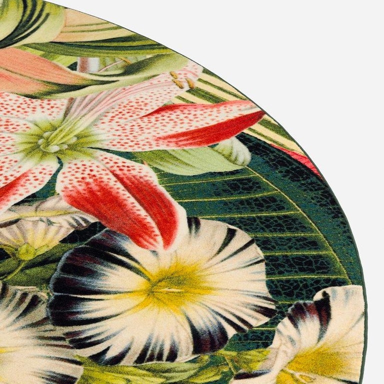 Moooi Large Extinct Plants Round Rug in Low Pile Polyamide For Sale at ...