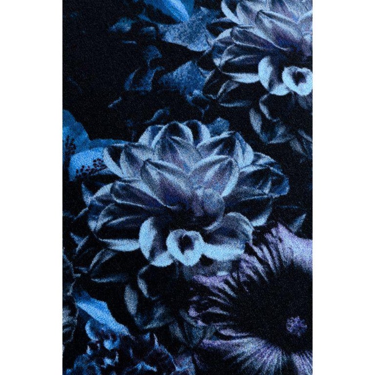 Moooi Large Flowergarden Night Rectangle Rug in Low Pile Polyamide For ...