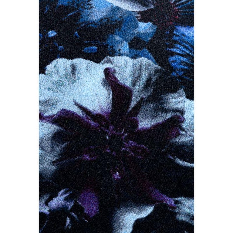 Moooi Large Flowergarden Night Rectangle Rug in Low Pile Polyamide For ...