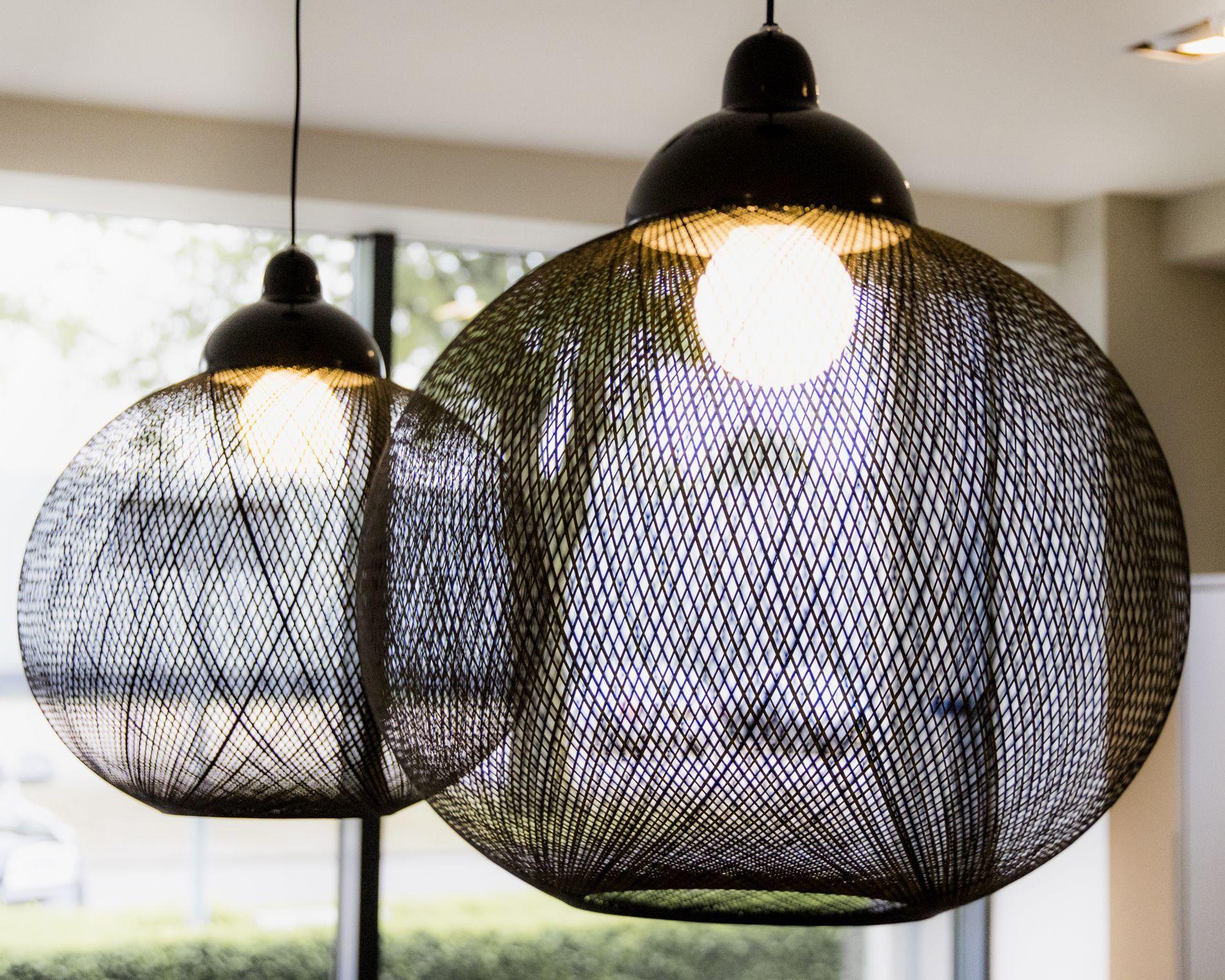 Moooi Large Non Random Lamp in Black Aluminum Fiberglass by Bertjan Pot ...