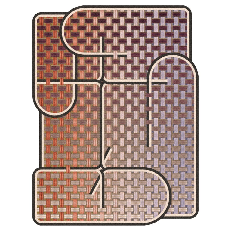 Moooi Large Yarn Box Collection Tangle Medan Rug in Soft Yarn Polyamide ...