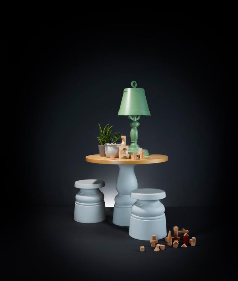 Moooi Paper Table Lamp in White Shade and White Base by Studio Job For ...