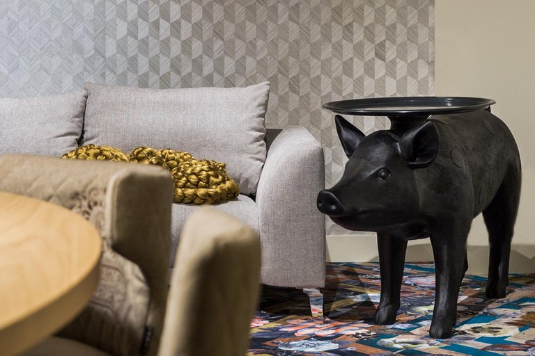 Moooi Pig Table in Polyester and ABS with Black Finish by Front For ...