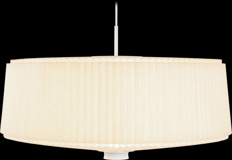Moooi Plié Plissé Suspension Light in White with Coated Steel Pendant ...