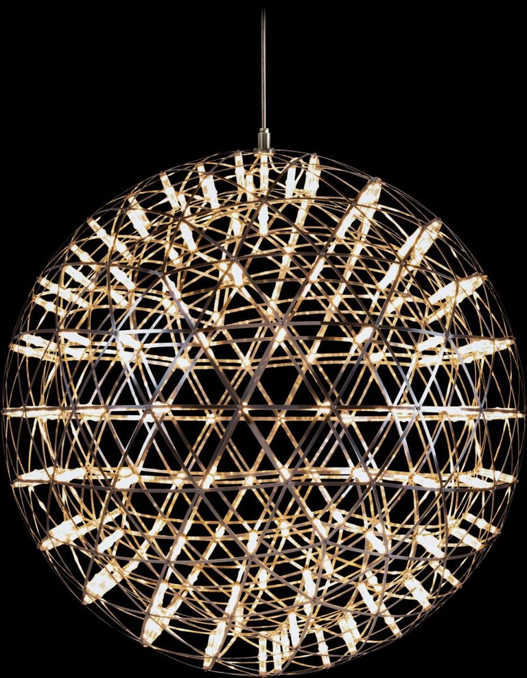 Moooi Raimond II R61 Suspension LED Lamp in Stainless Steel For Sale at ...