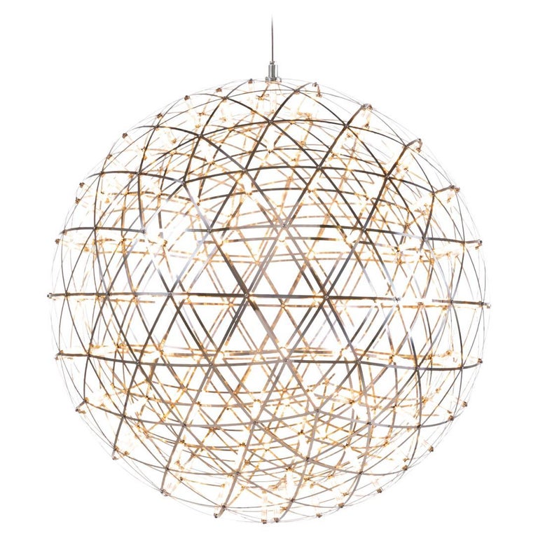 Moooi Raimond II R61 Suspension LED Lamp in Stainless Steel For Sale at ...