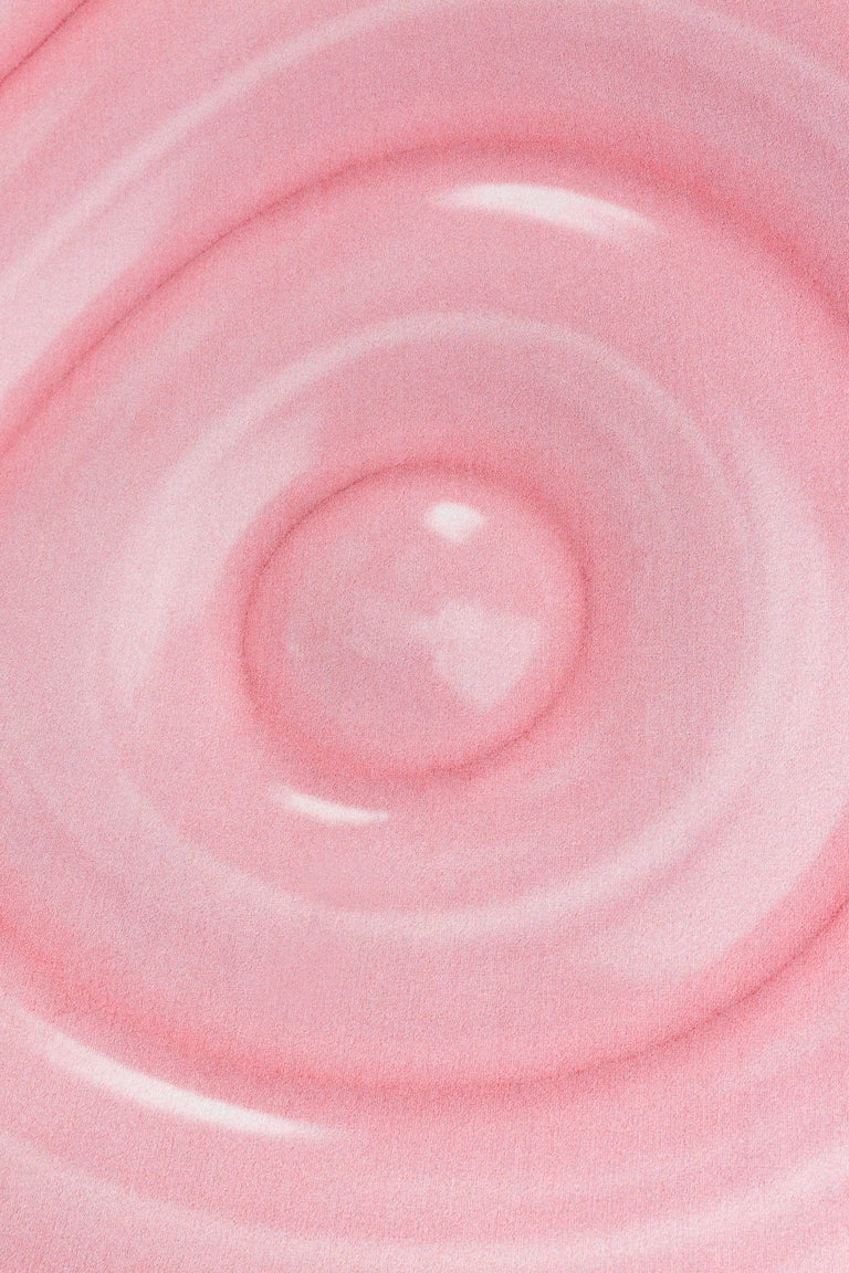 Moooi Small Ripples Rug in Pink with Low Pile Polyamide by Andrés ...