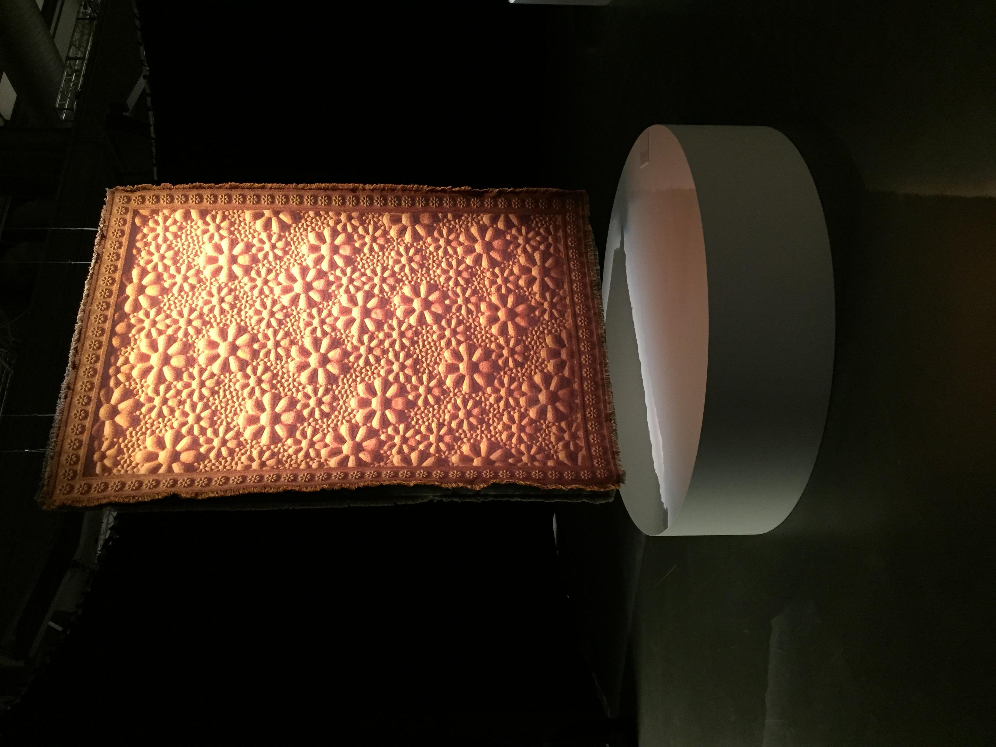 Moooi Woven Blueberry Fields Rug in Cotton by Marcel Wanders Studio For Sale at 1stDibs