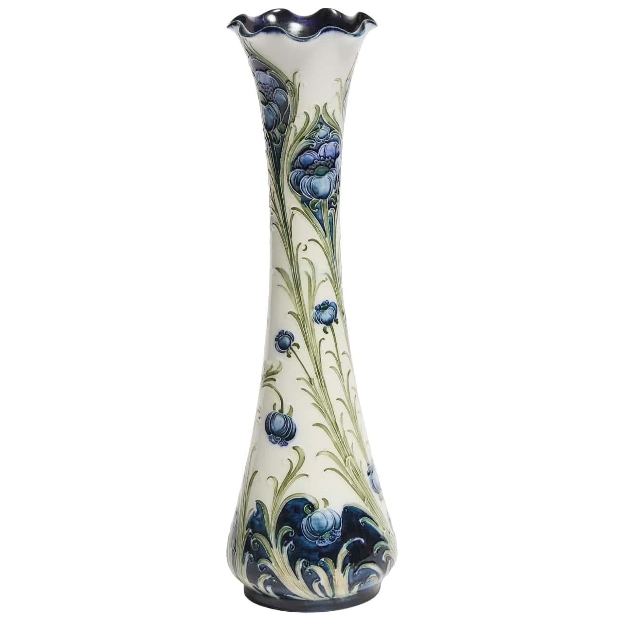 MOORCROFT and James MACINTYRE and Co Florian Ware solifleur VASE circa ...